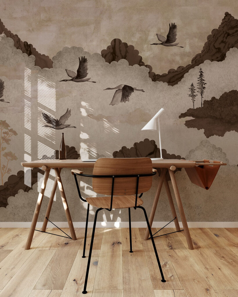 Panoramic landscape wall mural - Homecoming